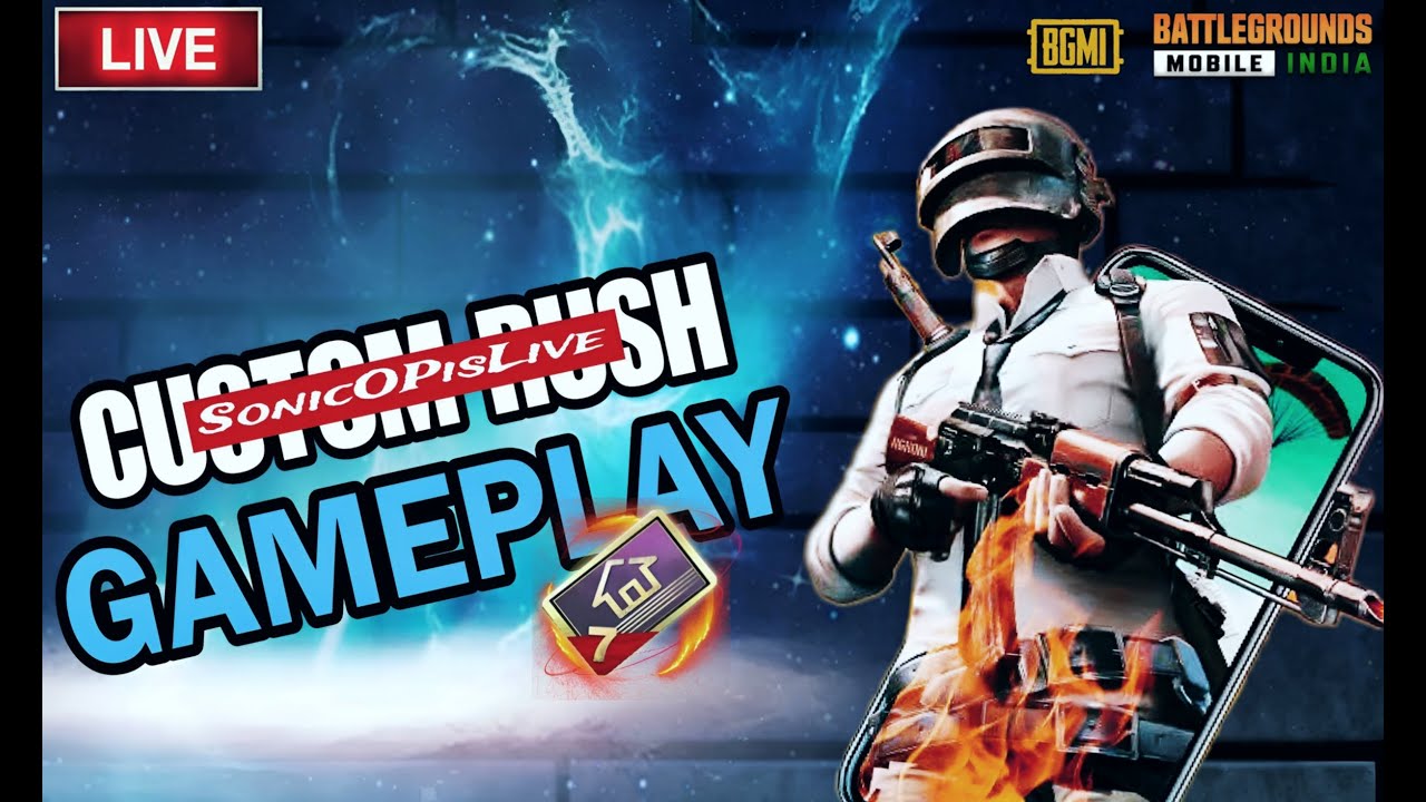 🔴 CUSTOM RUSH GAMEPLAY | BGMI LIVE |1v1 CUSTOM |#bgmilivestream#bgmicustomroomlive - YouTube