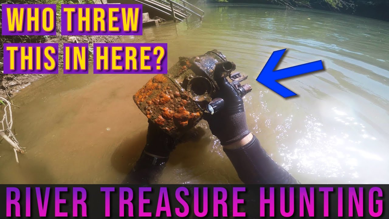 River Treasure Hunting - Searching the gun location! (2020) - YouTube