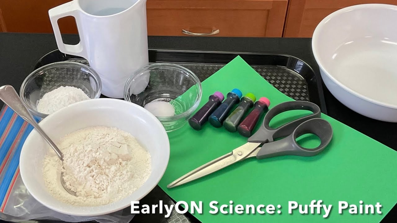 EarlyON Science: Puffy Paint - YouTube