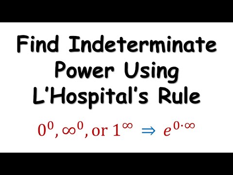4.4.4 Find Indeterminate Power Using L’Hospital’s Rule - YouTube