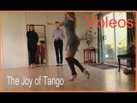 Voleos aka Boleos Argentine Tango workshop How to  www.thejoyoftango.com