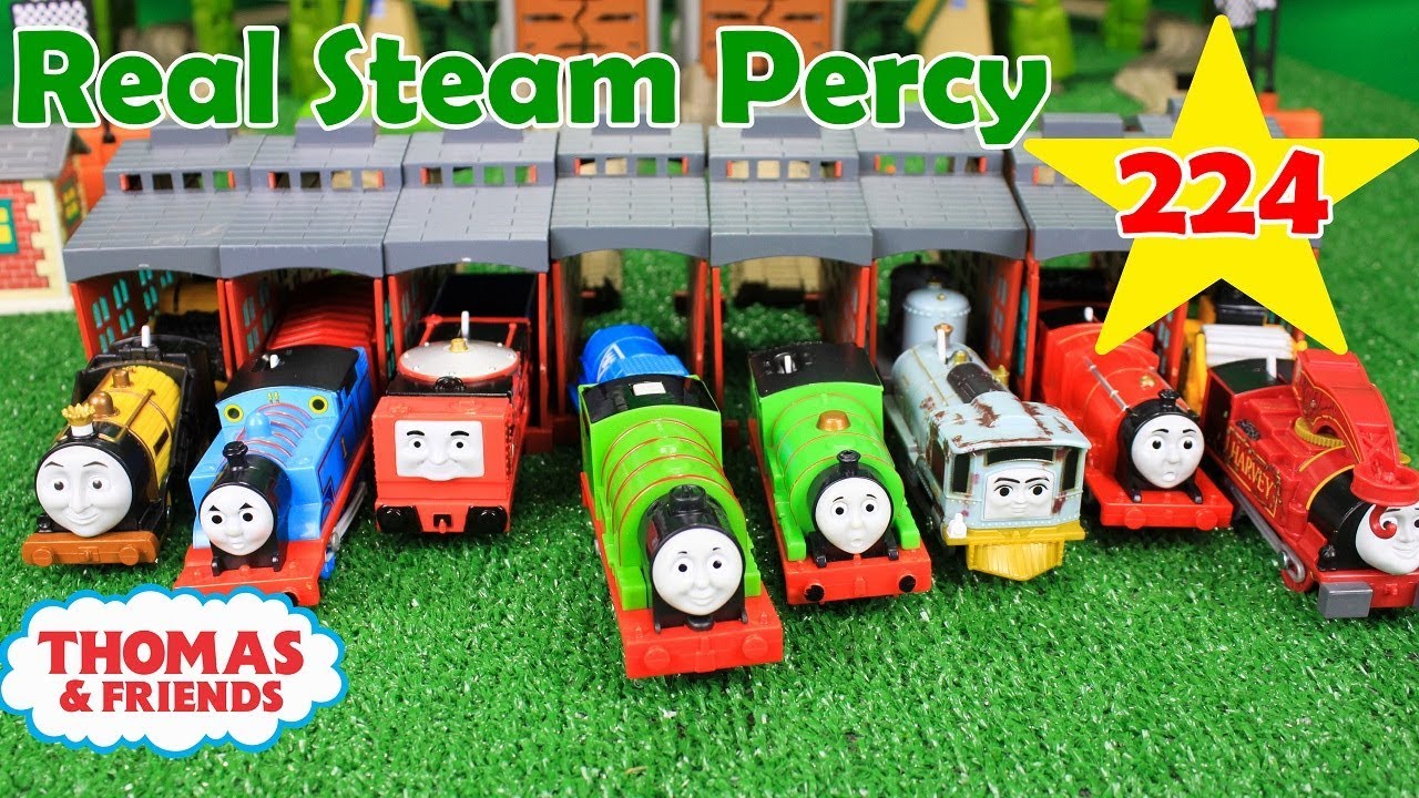 THOMAS AND FRIENDS TRACKMASTER REALSTEAM PERCY The Great Race #224 ...