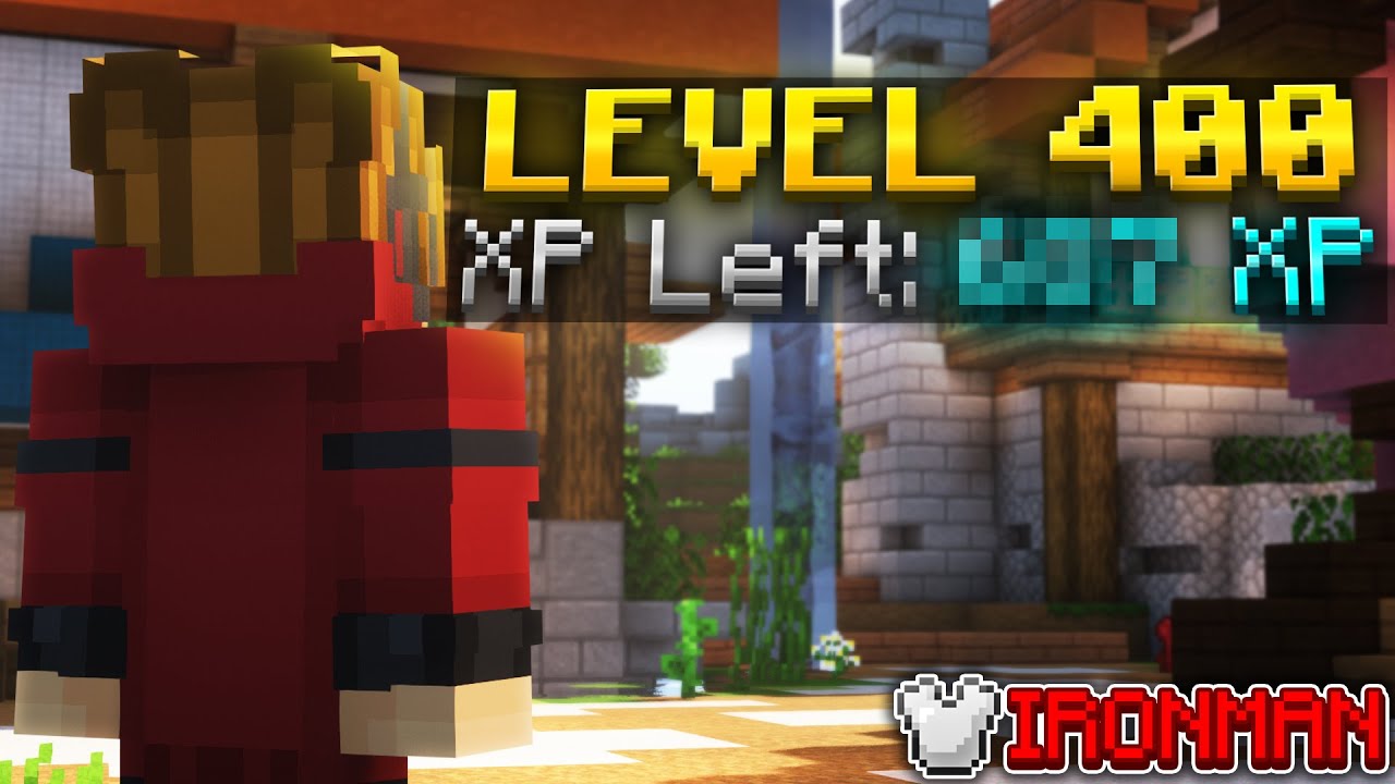 Racing to Level 400... (Hypixel Skyblock Ironman) Ep.686 - YouTube