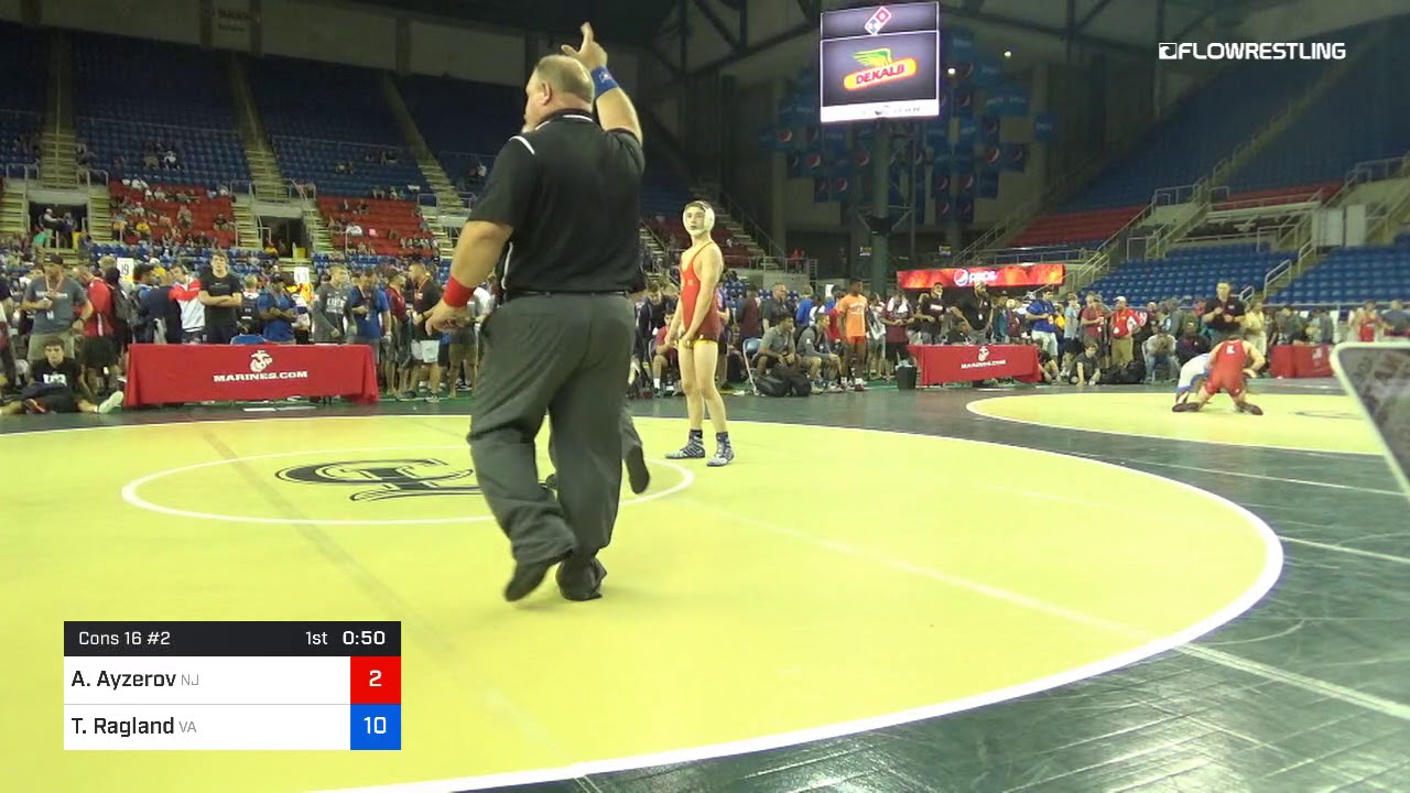 145 Lbs Cons 16 2 Aaron Ayzerov New Jersey Vs Travis Ragland Virginia ...
