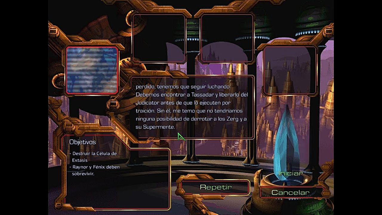 StarCraft | Campaña Protoss - La prueba de Tassadar - YouTube