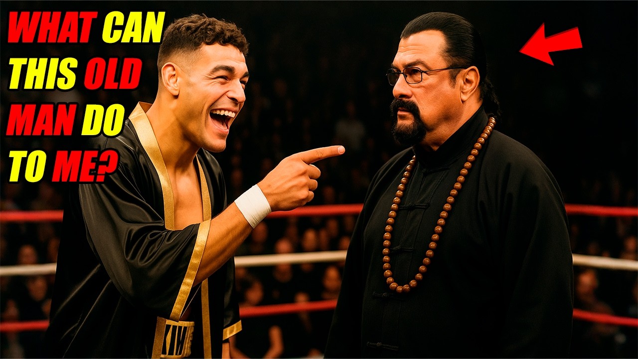 Cocky Boxer Underestimates Steven Seagal in the Ring – The Knockout Is ...