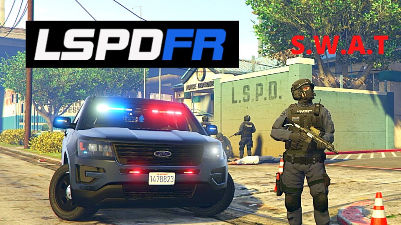 LSPDFR - LAPD Police Station Attack!! (GTA 5 POLICE MODS) - YouTube