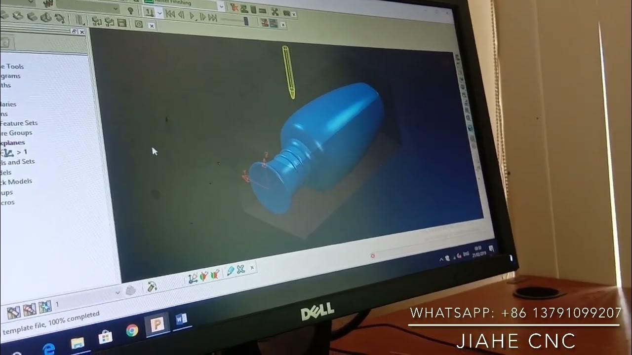 How to extract a G-code from Powermill software - YouTube