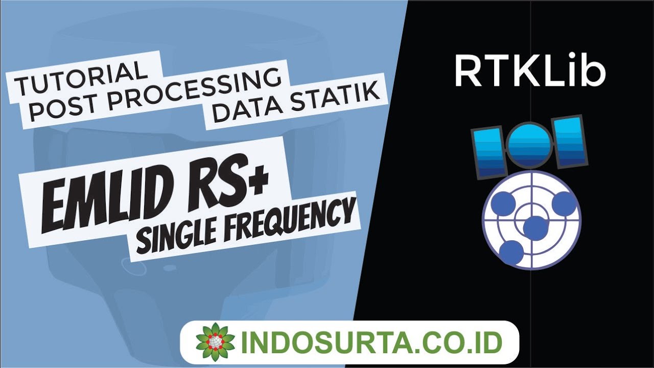 TUTORIAL PROSES DATA STATIK EMLID RSPLUS - YouTube