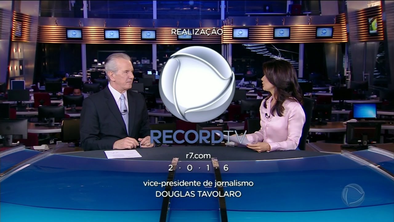HD | Encerramento do Jornal da Record na nova Record TV - 24/11/2016 - YouTube