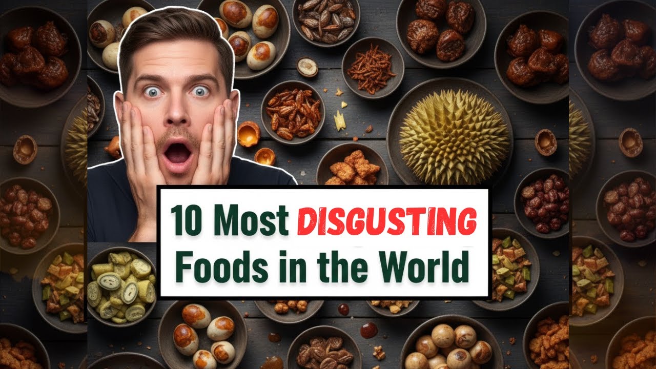 10 Most Disgusting Foods in the World (You Won’t Believe #1!) - YouTube