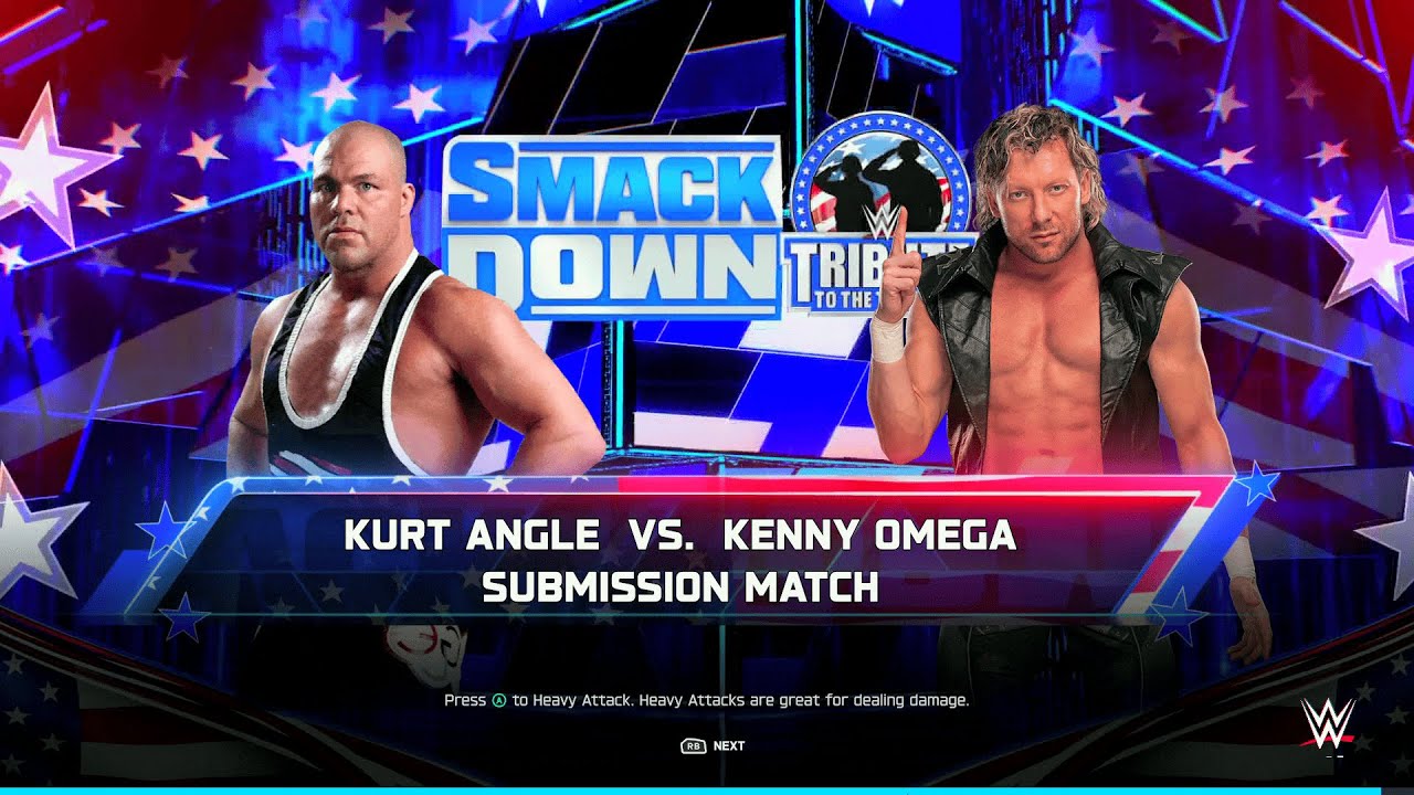 WWE 2K25 — Kurt Angle vs. Kenny Omega - Submission Match Wrestling ...
