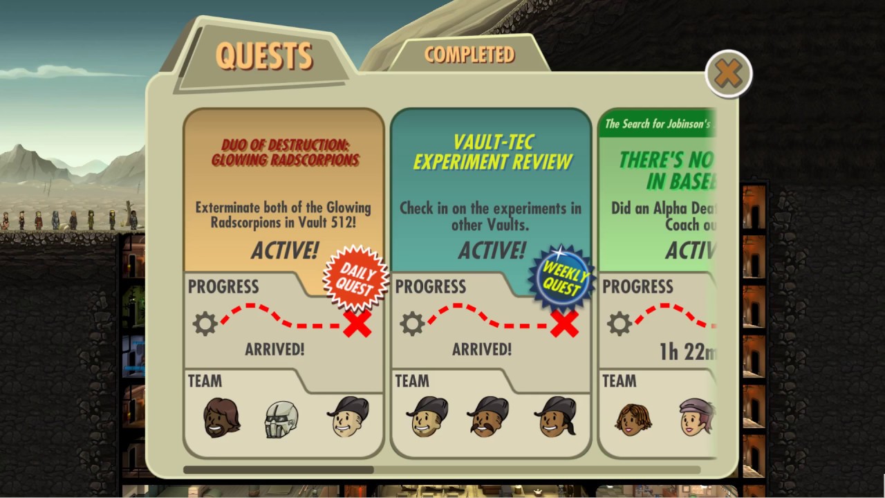 Fallout Shelter 1.9 Vault-Tec Experiment Review - YouTube