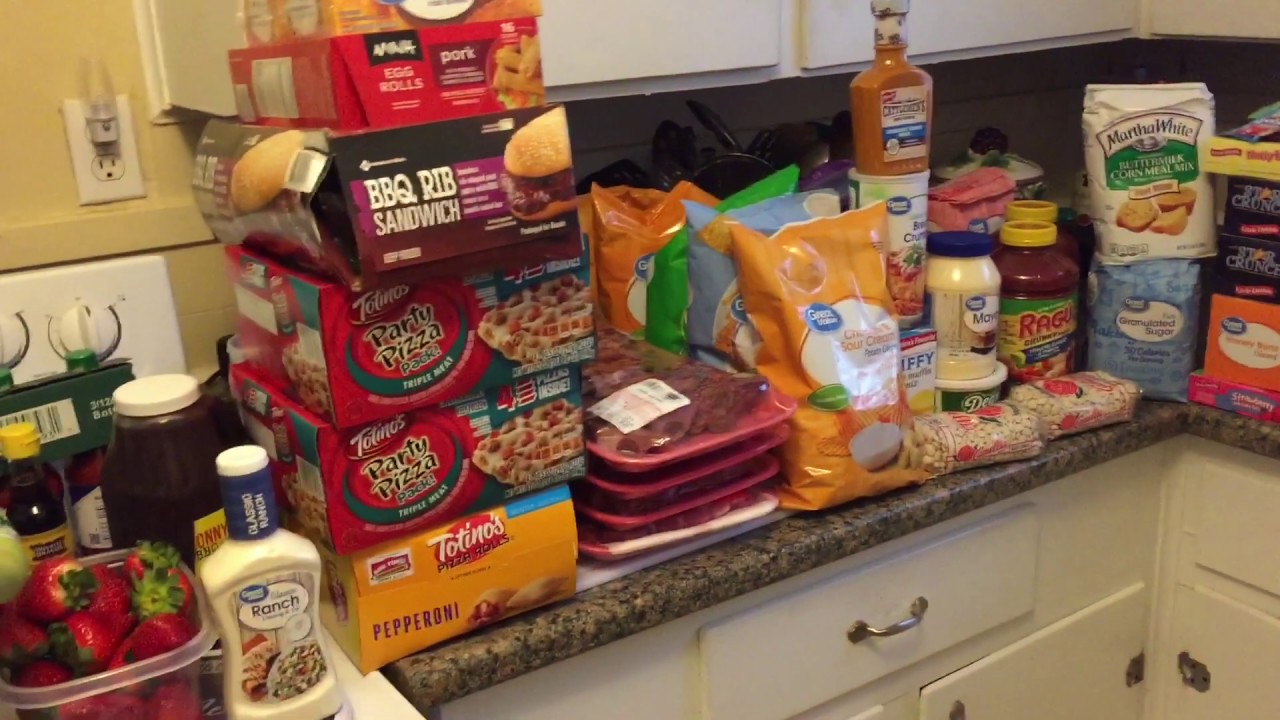 HUGE BUDGET GROCERY HAUL!!! - YouTube
