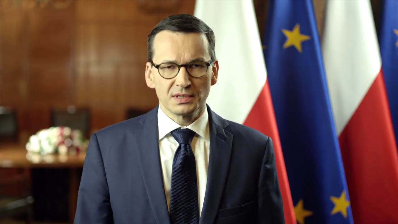 The statement of the polish Prime Minister of Poland Mateusz Morawiecki ...