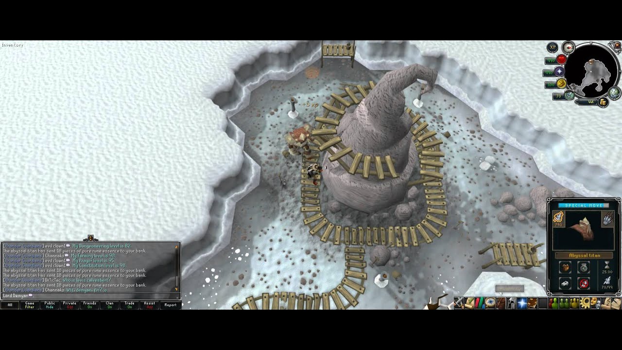 RuneScape - Abyssal Titan Mining Guide - YouTube