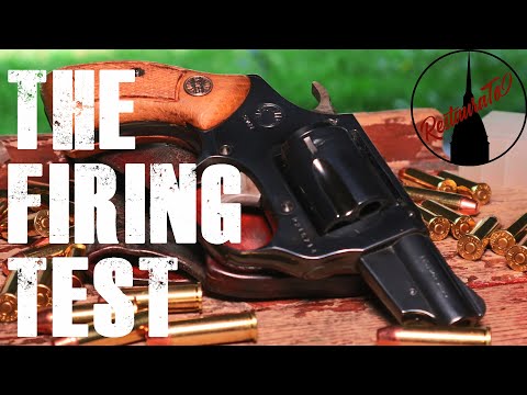 The revolver Astra Firing Test after Restoration