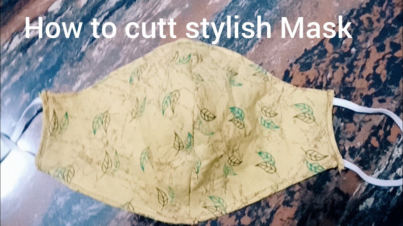 New model simple mask cutting and stitching video - YouTube