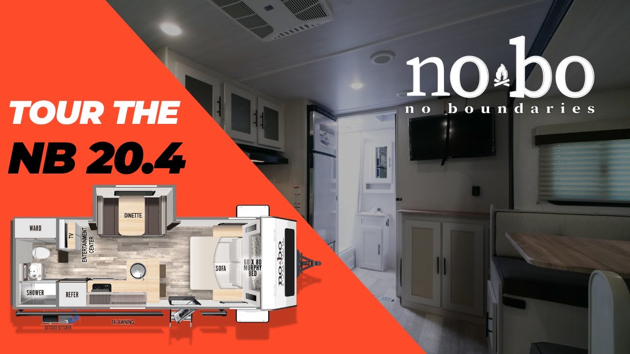Take a tour of the 2023 No Boundaries (nobo) 20.4 by Forest River - YouTube