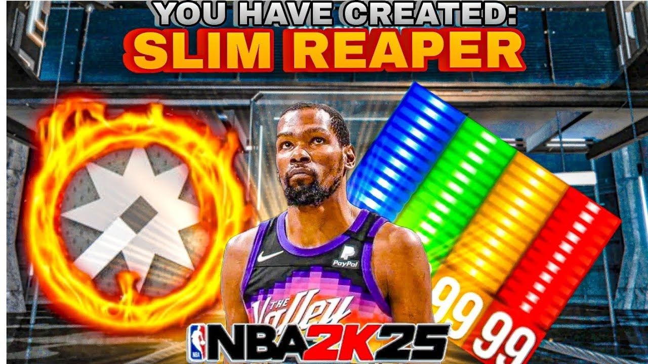 THE #1 "SLIM REAPER" KEVIN DURANT BUILD ON NBA 2K25 | CURRENT GEN - YouTube