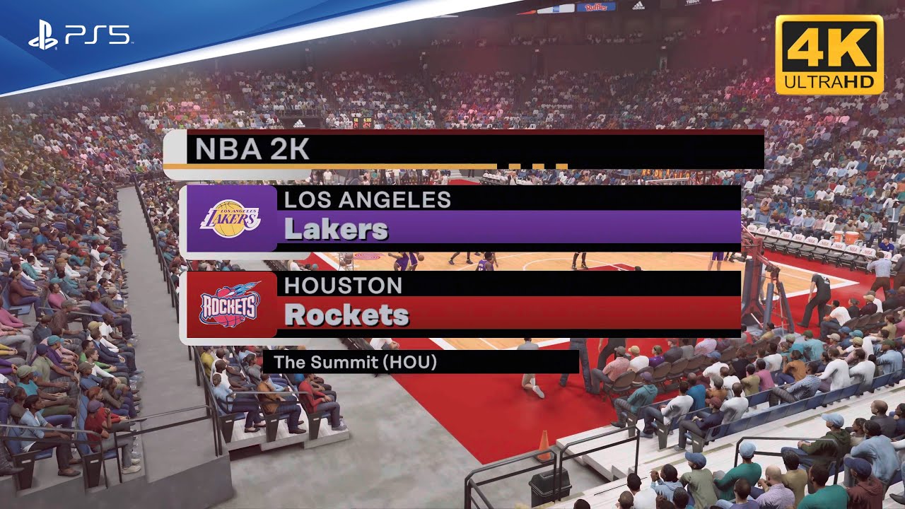 NBA 2K23 [PS5 4K] Lakers vs Rockets - Kobe Bryant vs Yao Ming - Next ...