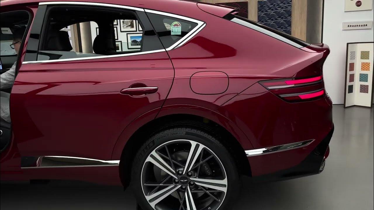 제네시스 GV80 쿠페 I 2024 GENESIS GV80 COUPE I Mauna Red I 3.5T 48V Electric Super Charger - YouTube