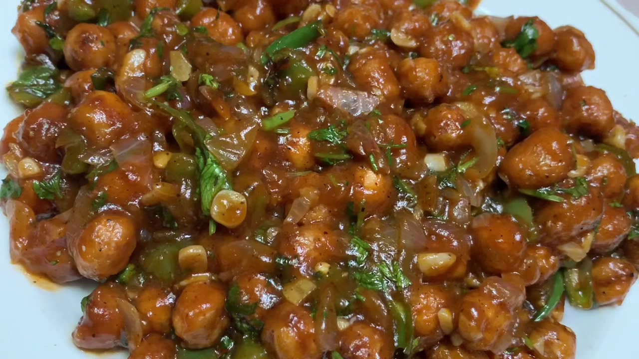 Restaurant style Chilli Channa |Crispy Chilli Channa |Recipe in Hindi ...