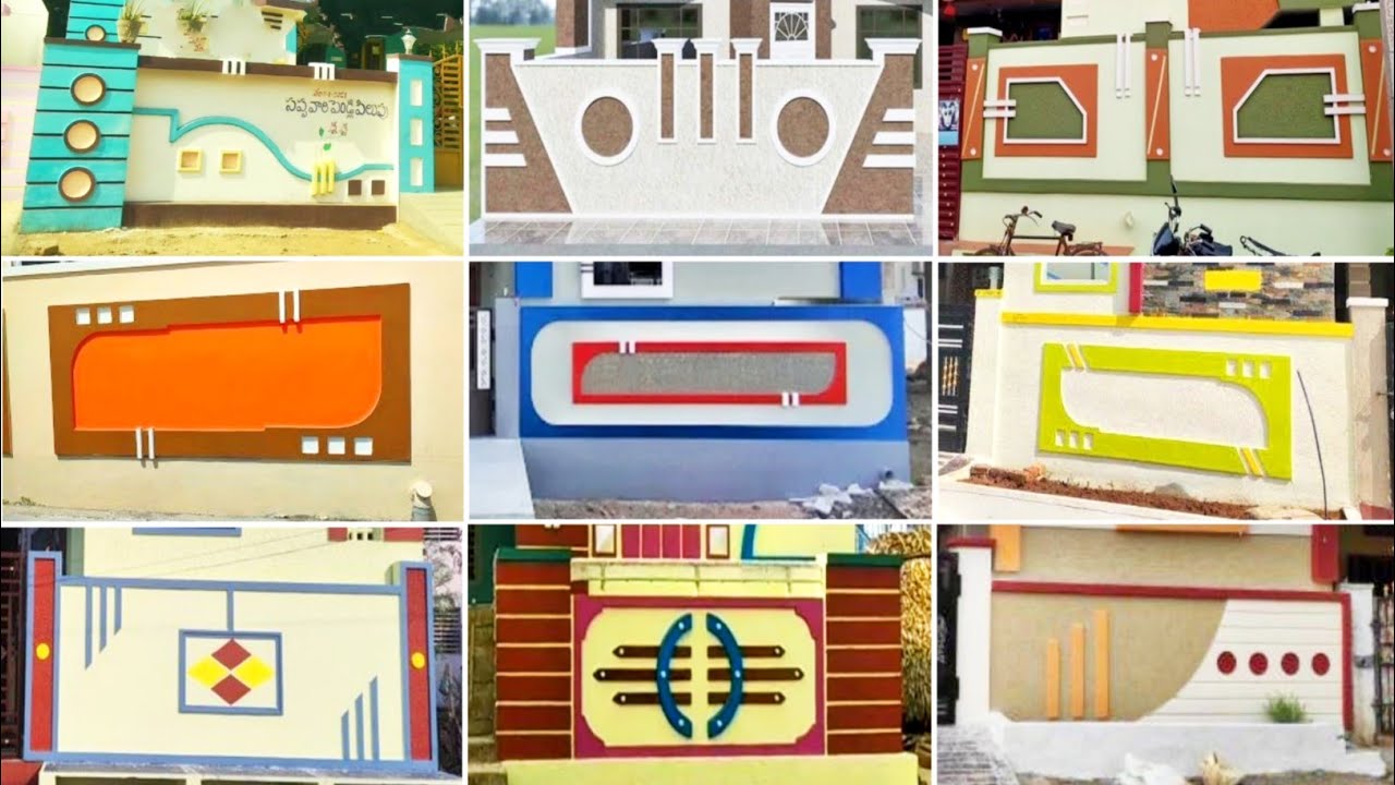 Compound Wall Elevation Designs