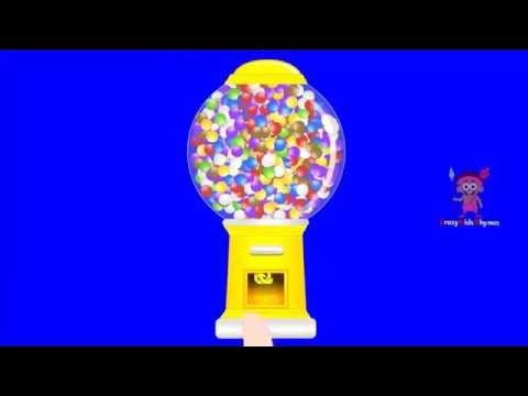 Alphabets For Children To Learn With Gumball Machine - Abc For Kids To ...