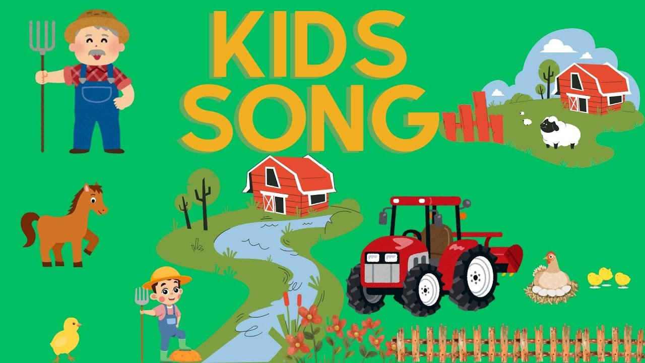 Tractor Fun! Tractor Children’s Song | Farm Song for Kids 🎶 | Pamuk ...
