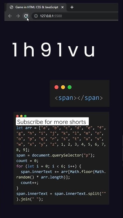 how to generate captcha in javascript ? #shorts #trending - YouTube