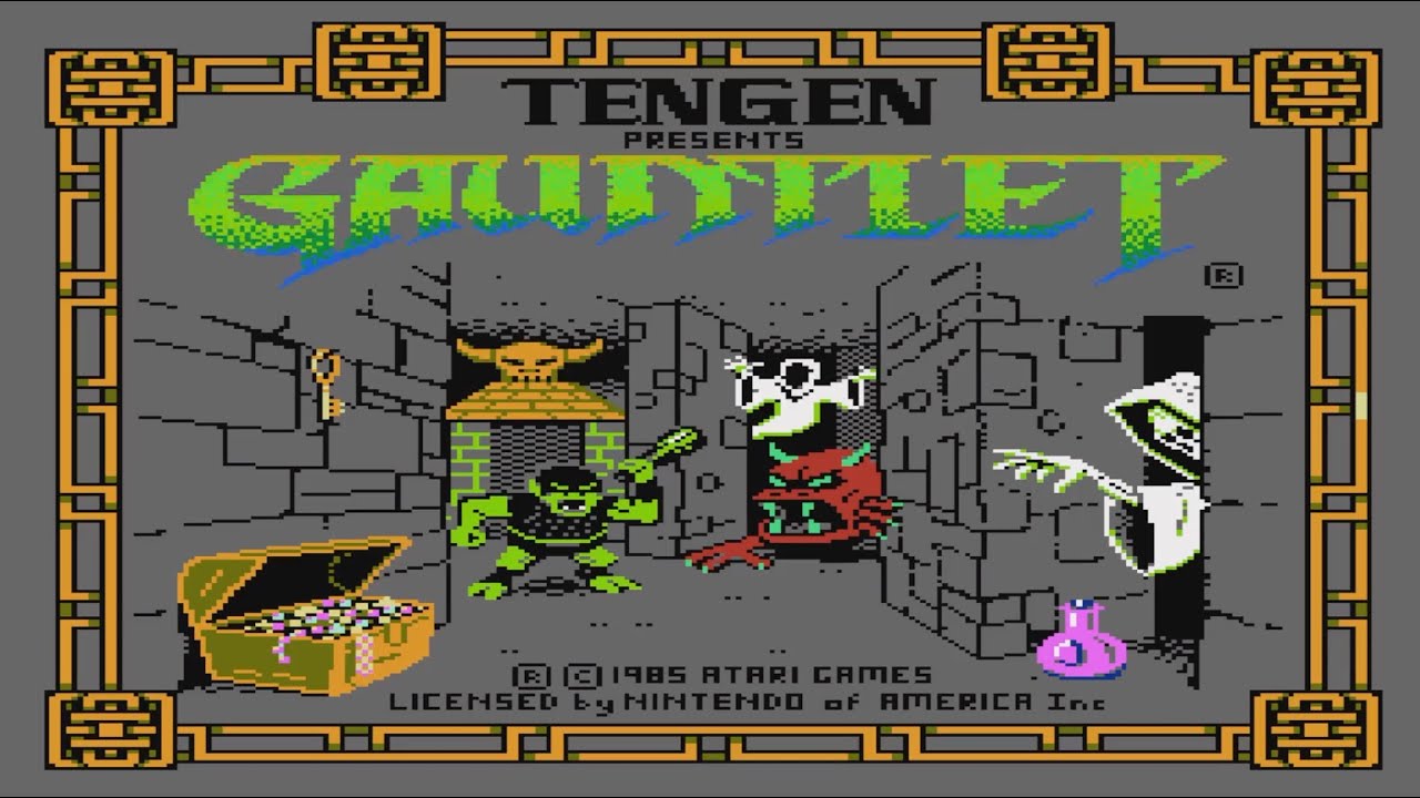 Gauntlet (NES) - Gameplay - YouTube