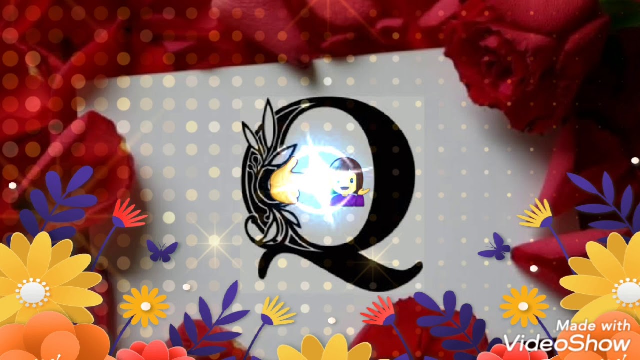 Letter Q love whatsapp status video - YouTube