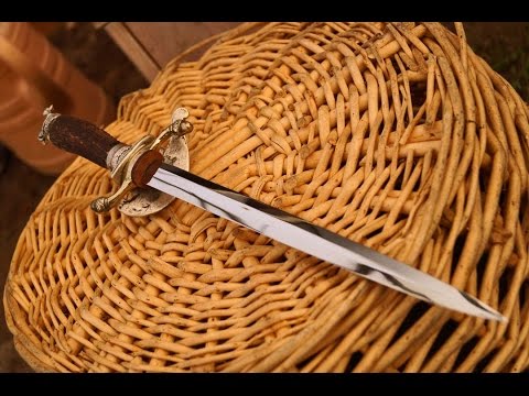 Hirschfänger Fuchs Solingen big knife handgemacht Saufänger german Hunting Dagger