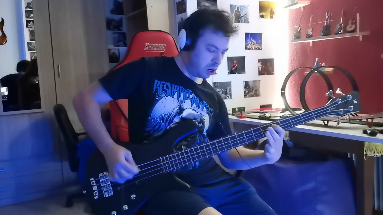 Testament - Down For Life Bass Cover - YouTube