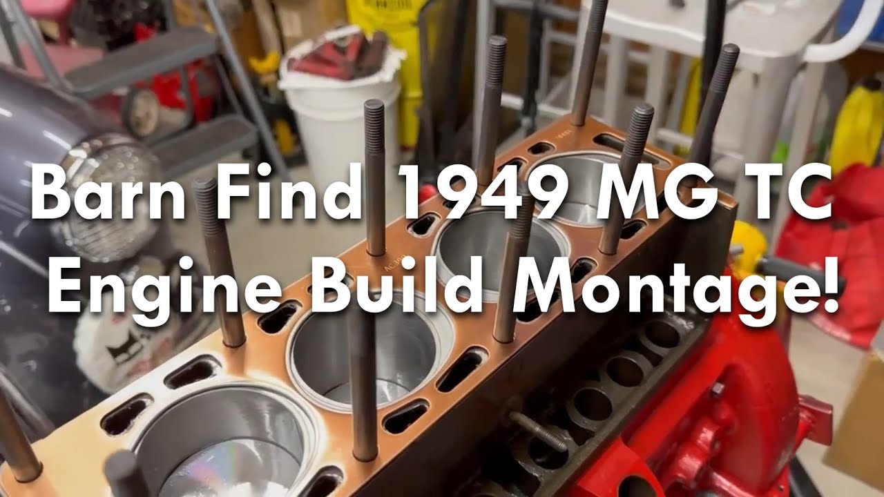 Barn Find Classic MG TC Engine Build Update - Limit 55 E33 - YouTube