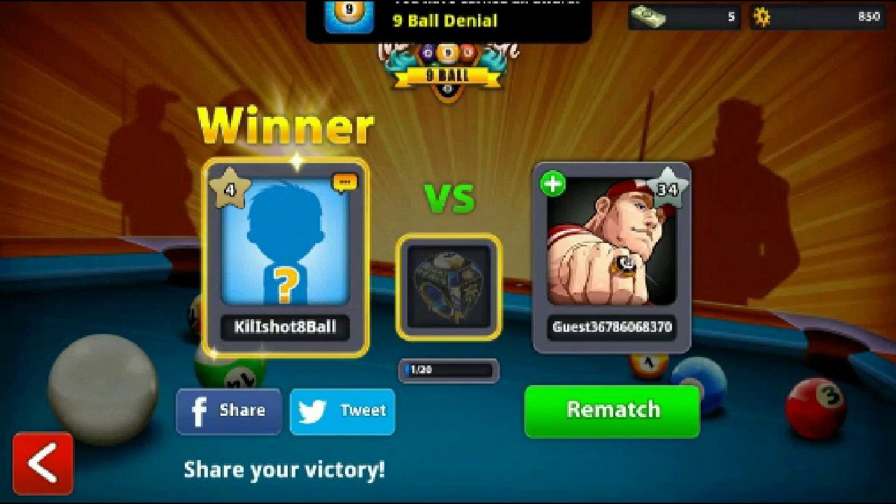 Mini Clip 9 Ball Pool Golden Break How to - YouTube