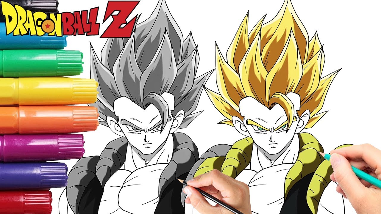 How To Draw Gogeta SSJ | Step By Step | Dragon Ball - YouTube