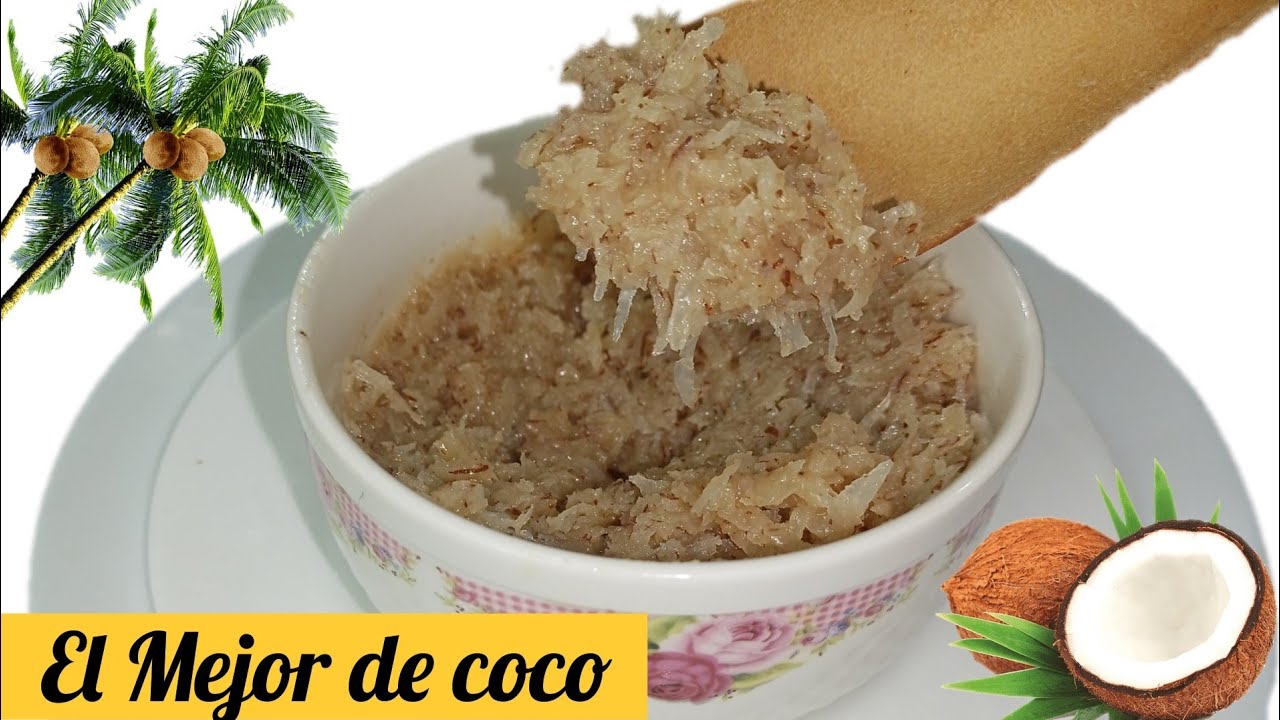 Dulce de Coco con leche / como hacer dulce de coco casero con leche ...