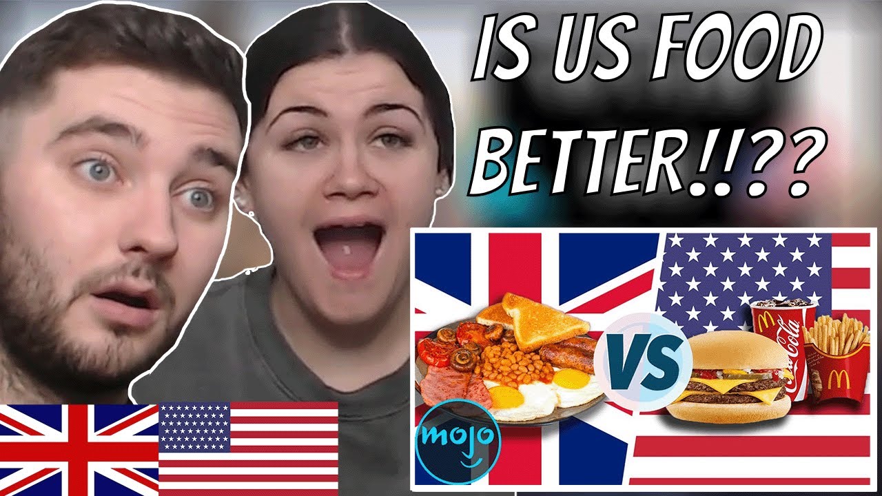 British Couple Reacts to UK vs US Food: Which Is Better? - YouTube