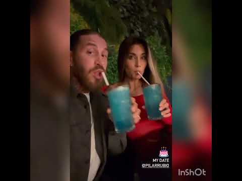 Sergio Ramos celebrates his birthday with wife ||dinner and kisses. #shorts #love
