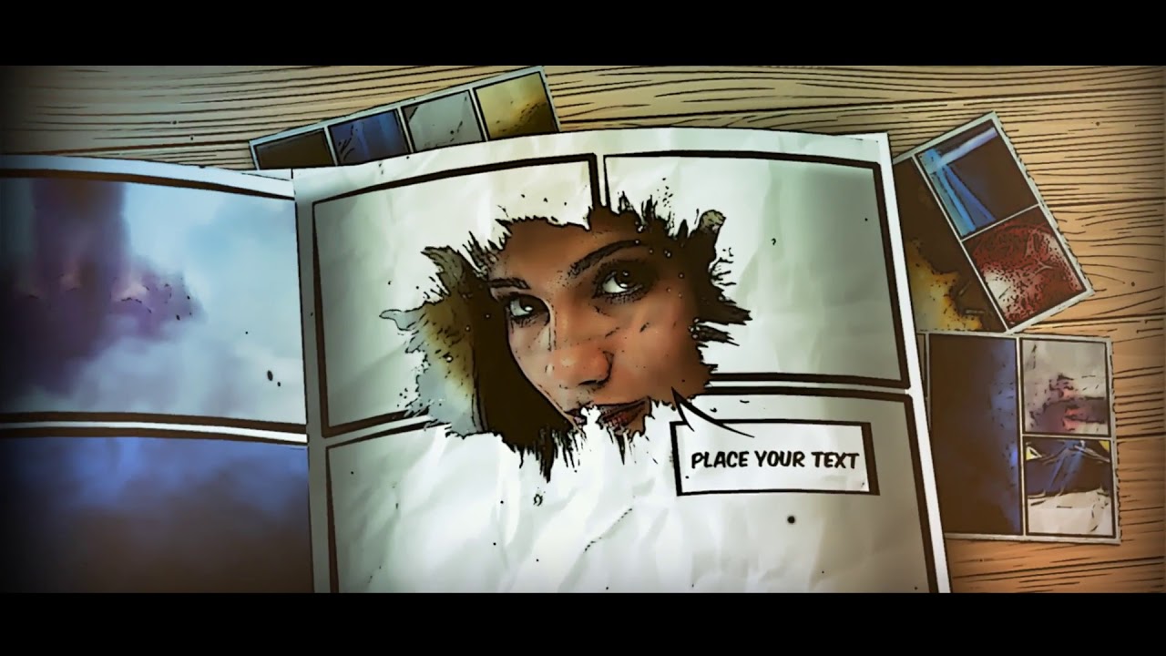 Comic Book After Effects Template VideoHive - YouTube