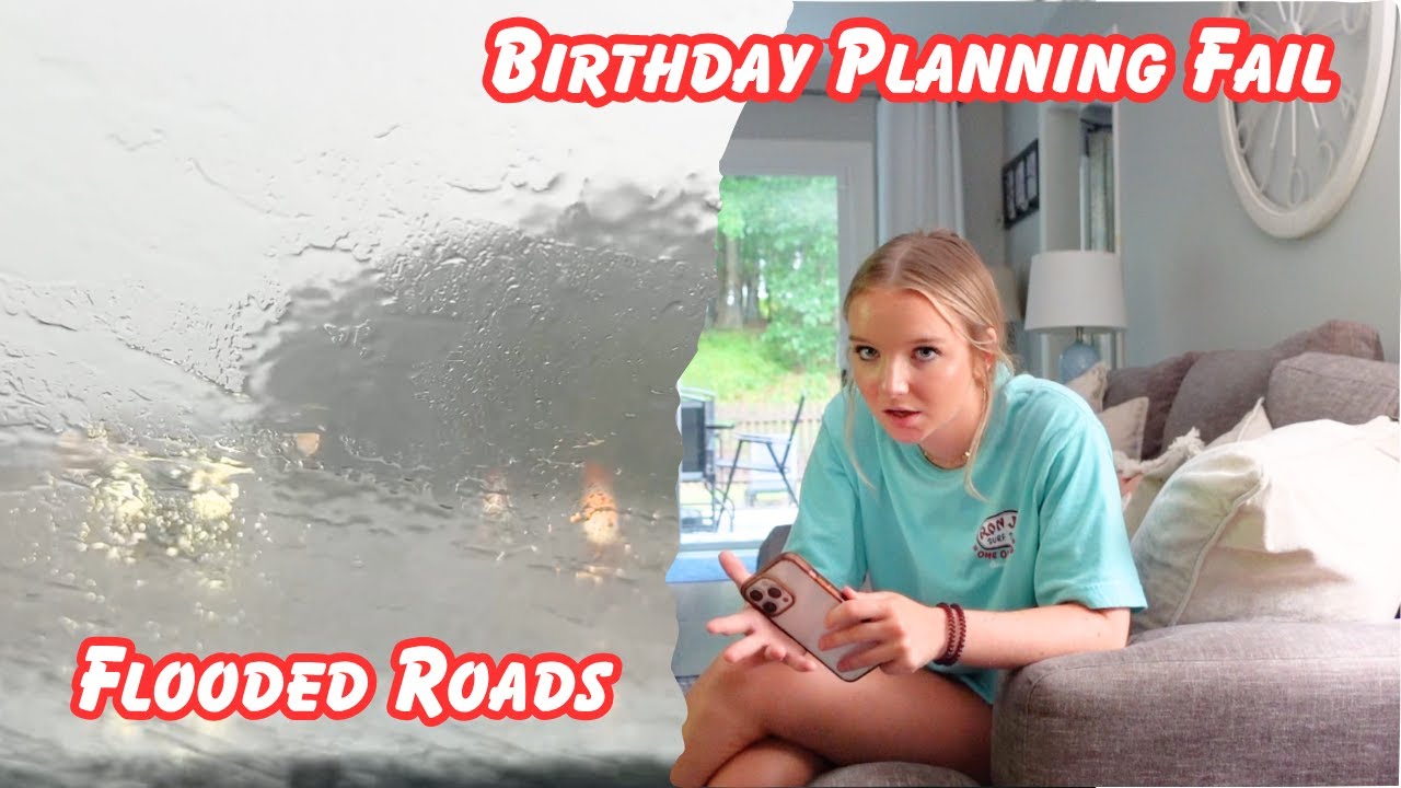 Flooded Roads & Birthday Plans Gone Wrong! 🌧️🎉 | Family 5 Vlogs - YouTube