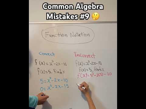 Common Algebra Mistakes #11 #maths #gcse #algebra #mathstricks # ...