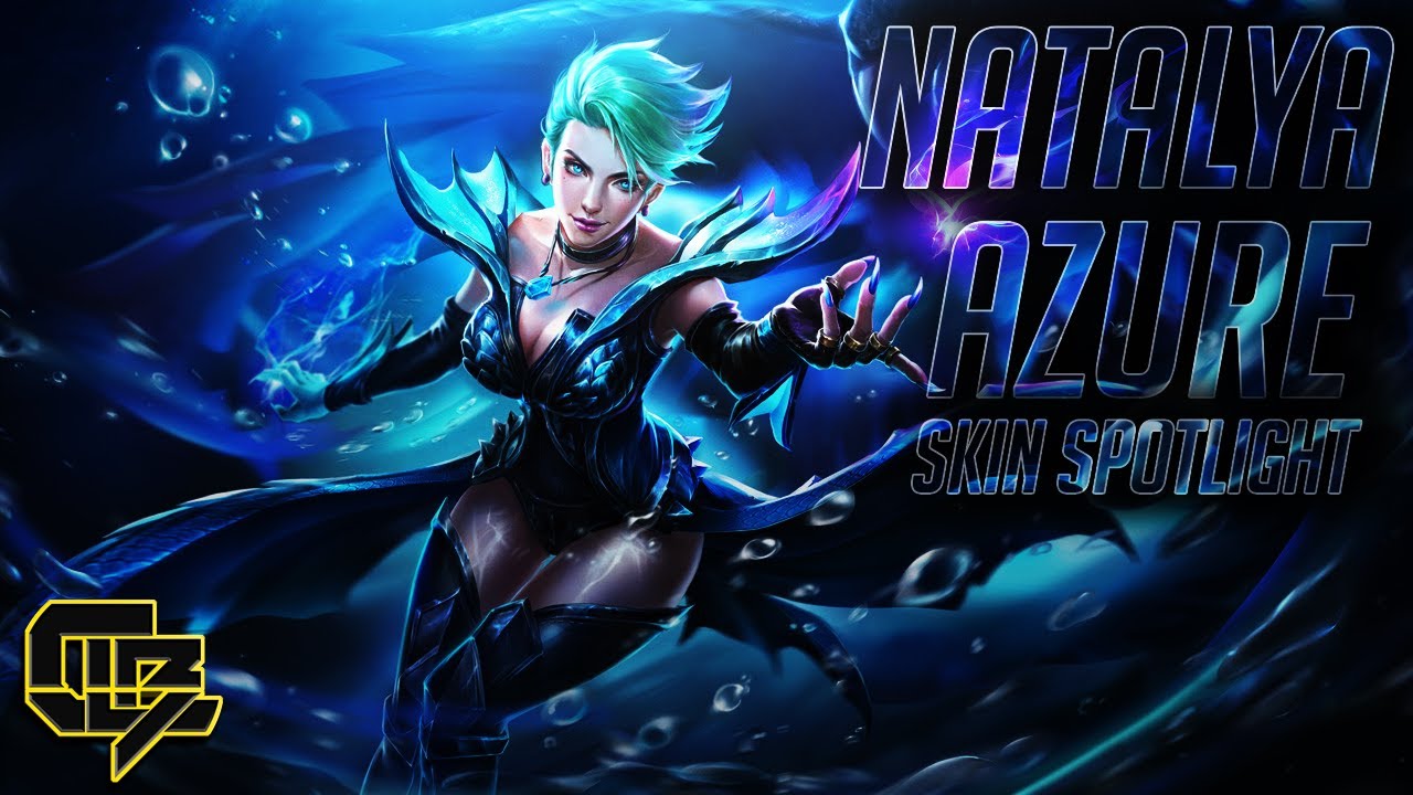 Natalya Azure Skin Spotlight - Arena of Valor - YouTube