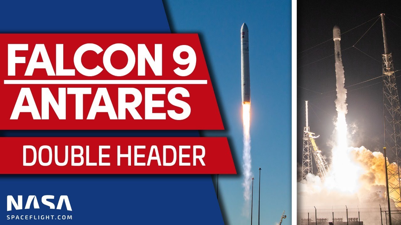 Falcon 9 & Antares Launch Doubleheader with NG-14 and GPS III-4 (UPDATE ...