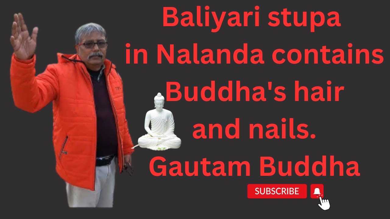 Baliyari stupa in Nalanda sangarama contains Buddha's hair and nails. # ...