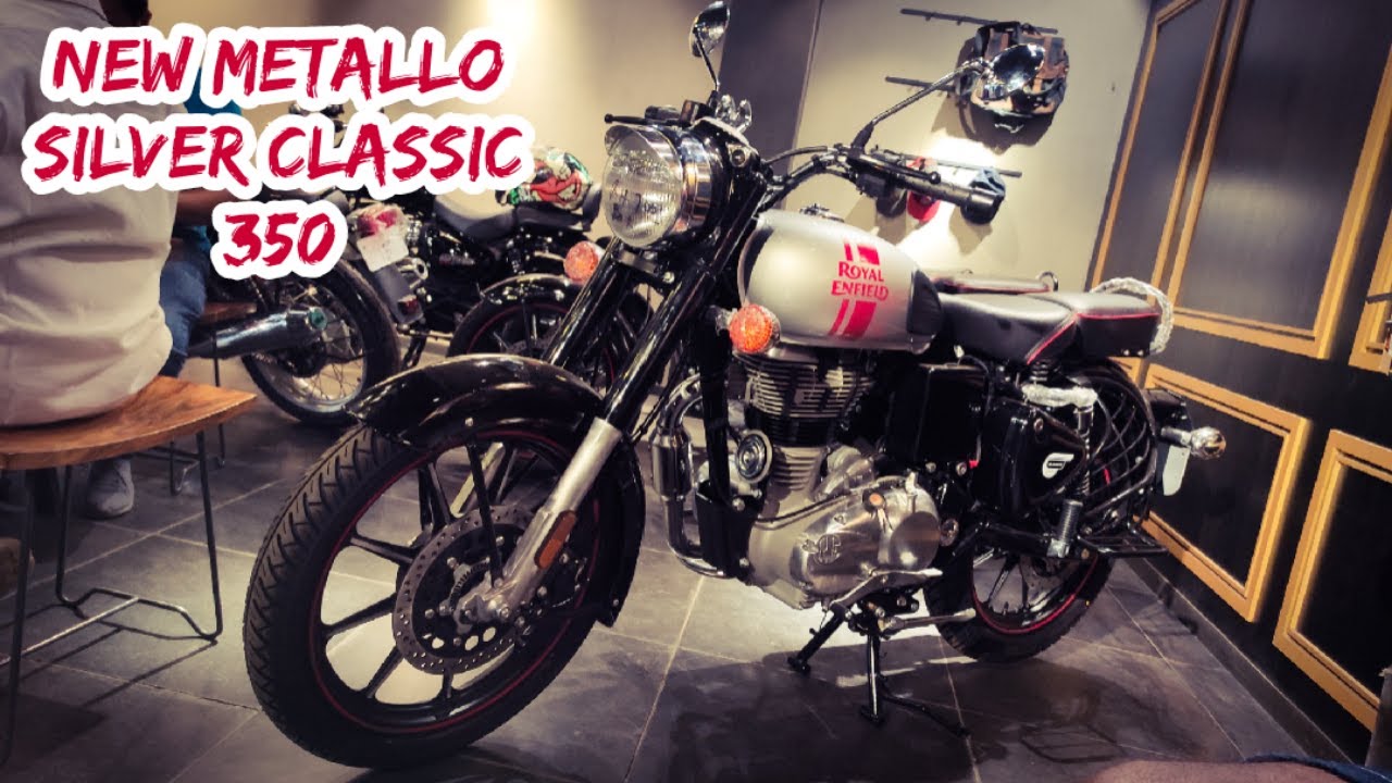 Metallo Silver Royal Enfield Classic 350 New color Walkaround and Price ...