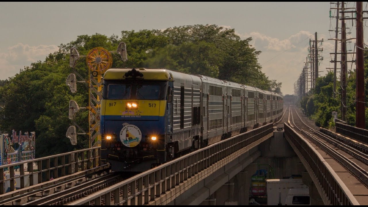 HD/60p: LIRR's Cannonball and Pre-Rush Hour at Bellmore (August 2023 ...