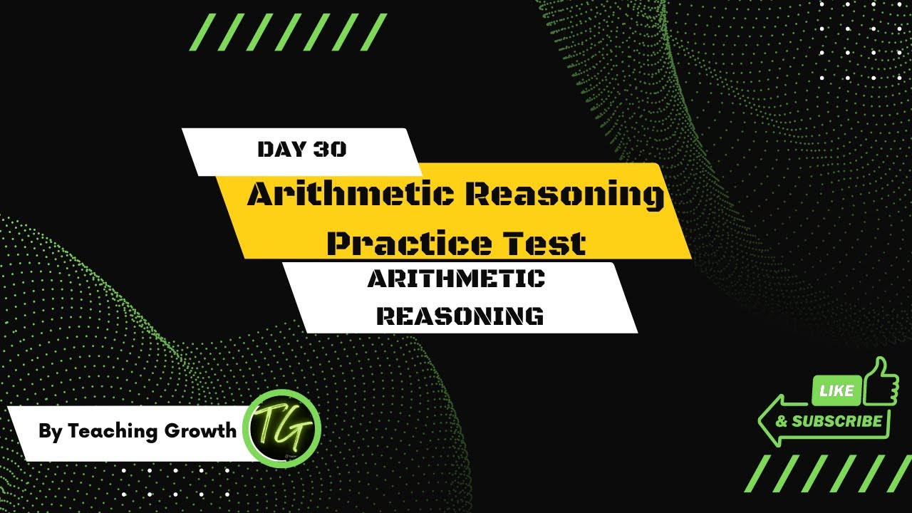 ASVAB - Arithmetic Reasoning - Day 30: Arithmetic Reasoning Practice ...